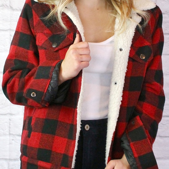 Jackets & Coats | Buffalo Check Plaid Trucker Jacket S M L | Poshmark